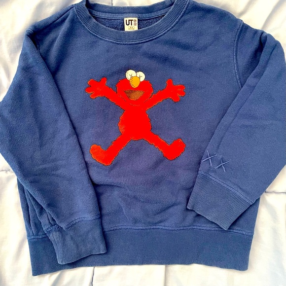 Shirts & Tops | Uniqlo X Sesame Street X Kawasaki Elmo Sweatshirt ...
